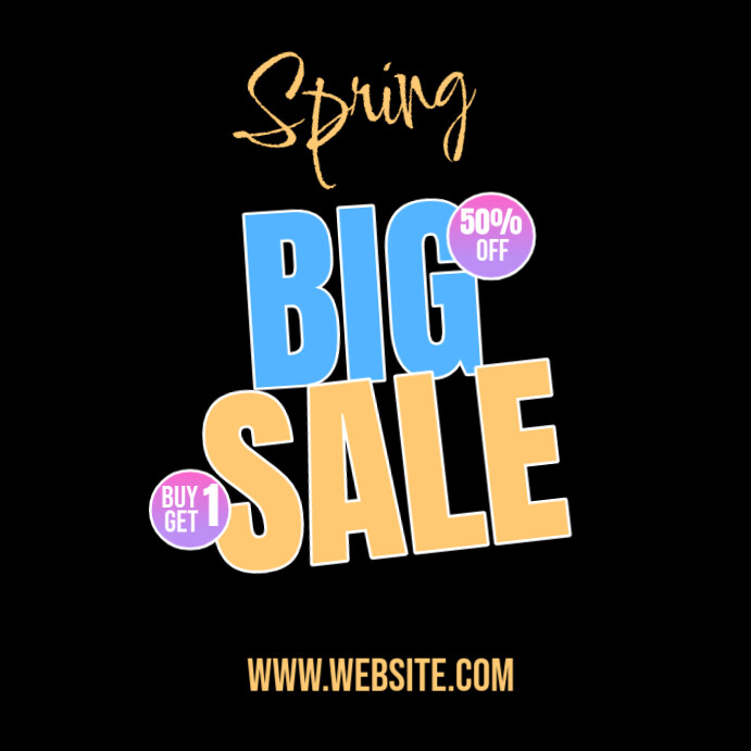 Spring sale Template | PosterMyWall