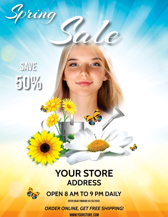 SPRING SALE Template | PosterMyWall