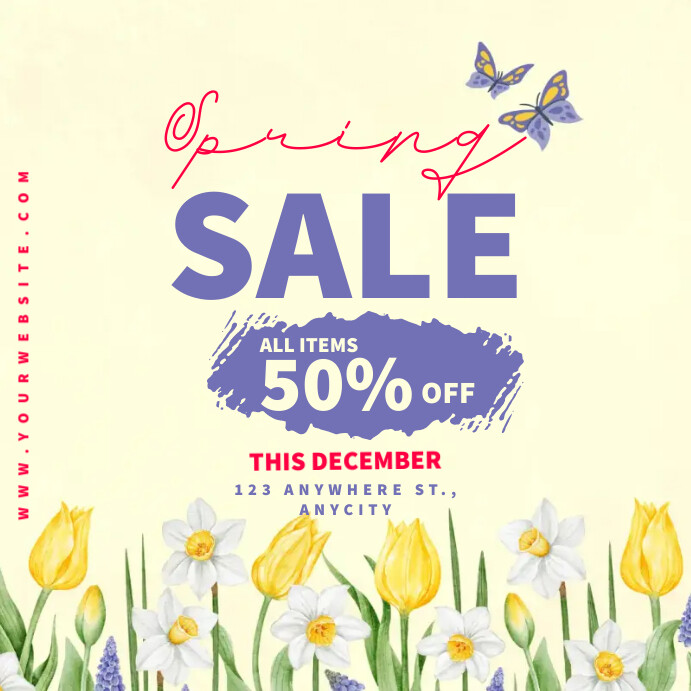 spring sale Template | PosterMyWall