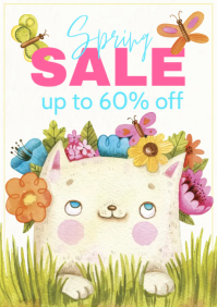 SPRING SALE AD Flyer Template | PosterMyWall