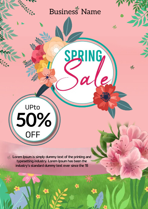 Spring Sale Template | PosterMyWall