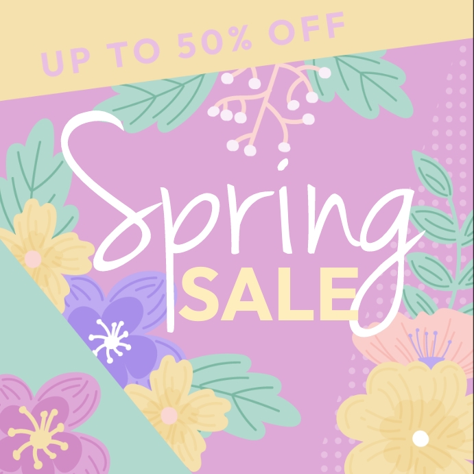 SPRING SALE Template | PosterMyWall