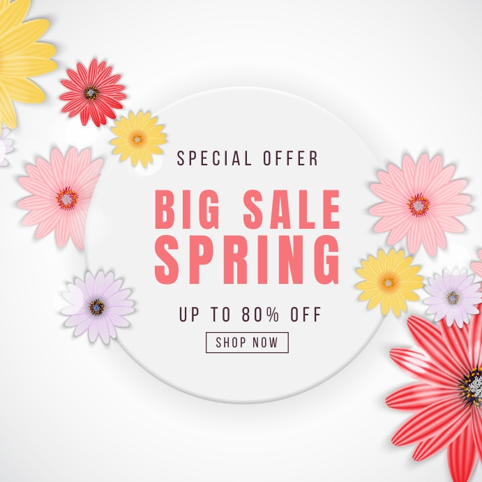 Spring Sale Template | PosterMyWall