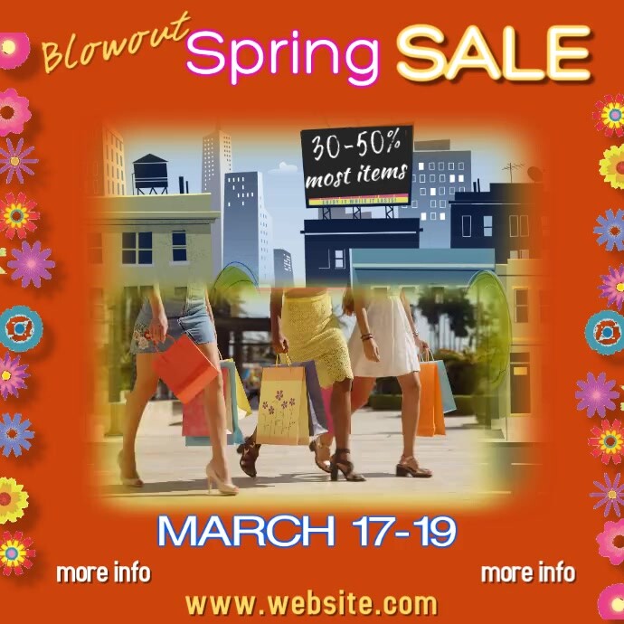 Copy of Spring Sale Digital Ad | PosterMyWall