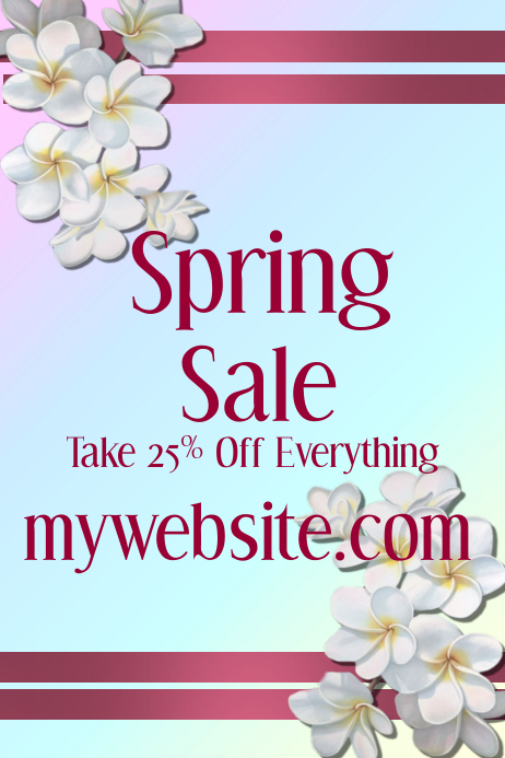 Spring Sale Event Flyer Template | PosterMyWall