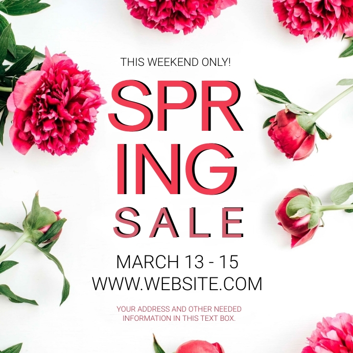 Copy of Spring Sale EVENT Flyer Template | PosterMyWall