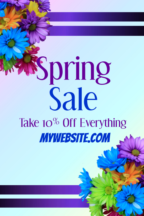 Spring Sale Event Flyer Template | PosterMyWall