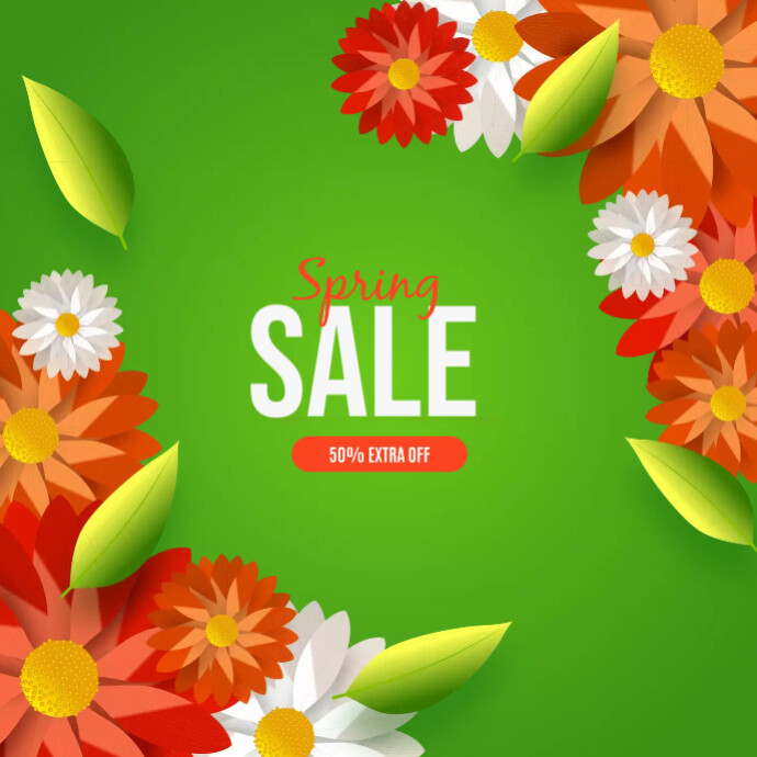 Spring Sale Event Flyer Template | PosterMyWall