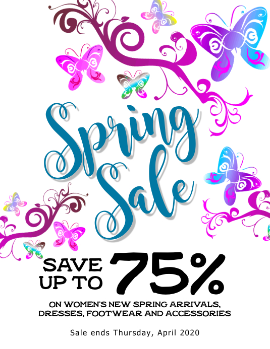 Copy of Spring Sale Flyer | PosterMyWall