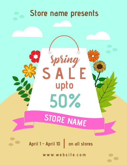 Spring Sale Flyer Template | PosterMyWall