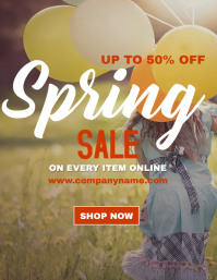 Spring Sale Event Flyer Template | PosterMyWall
