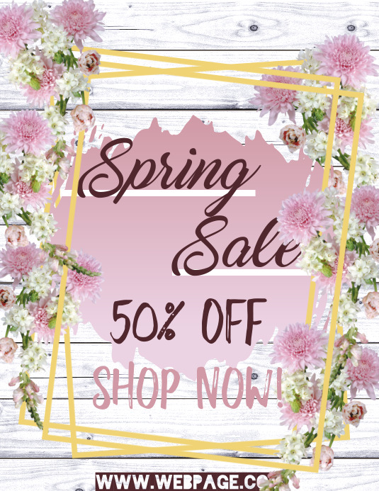 Spring Sale Flyer Template | PosterMyWall
