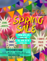 Spring season sales flyer Template | PosterMyWall