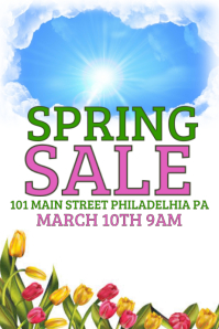 Spring Sale Event Flyer Template | PosterMyWall