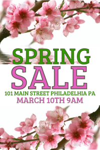 Spring Sale Event Flyer Template | PosterMyWall
