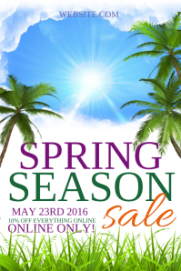 Spring Sale Event Flyer Template | PosterMyWall