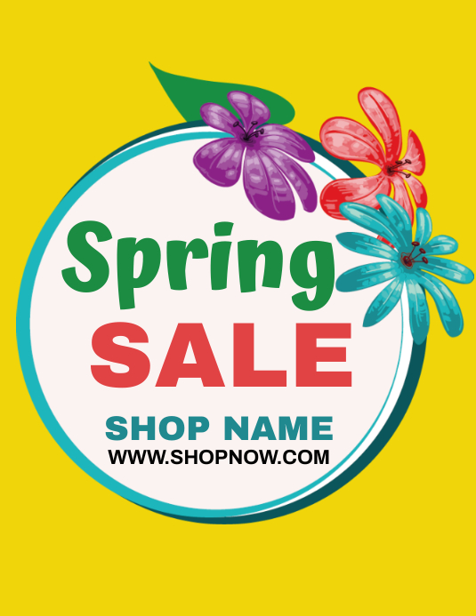 Spring Sale Flyer Template | PosterMyWall