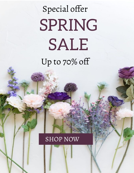 Modèle Spring sale flyer template | PosterMyWall