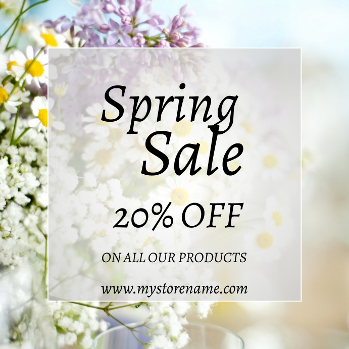 spring sale offer flyer Template | PosterMyWall