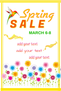 Spring Sale Poster Template | PosterMyWall