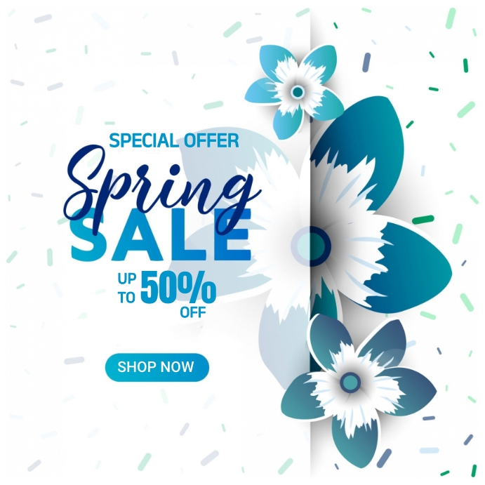 SPRING SALE POSTER Template | PosterMyWall