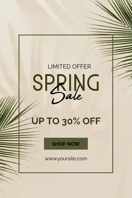 Spring Sale Poster Template | PosterMyWall