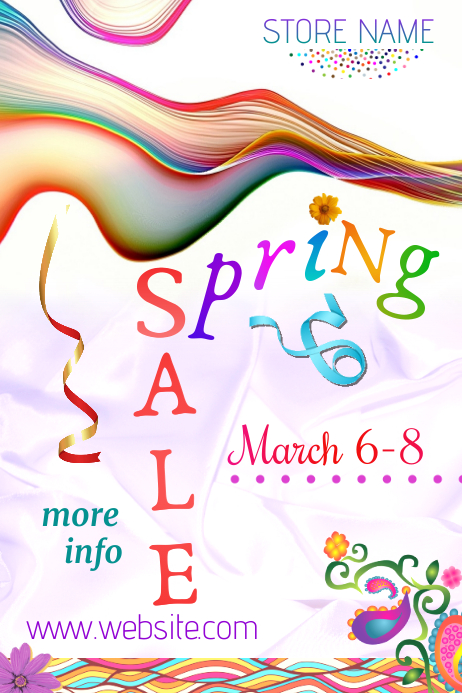 Spring Sale Poster Template | PosterMyWall