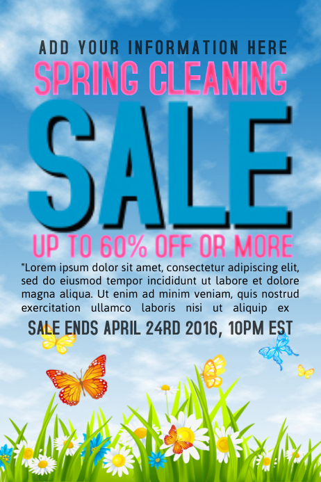 SPRING SALE Template | PosterMyWall
