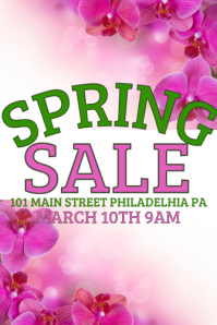 Spring Sale Event Flyer Template | PosterMyWall