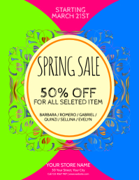 Spring Sale Flyer Template | PosterMyWall