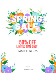 Spring Sale Flyer Template | PosterMyWall