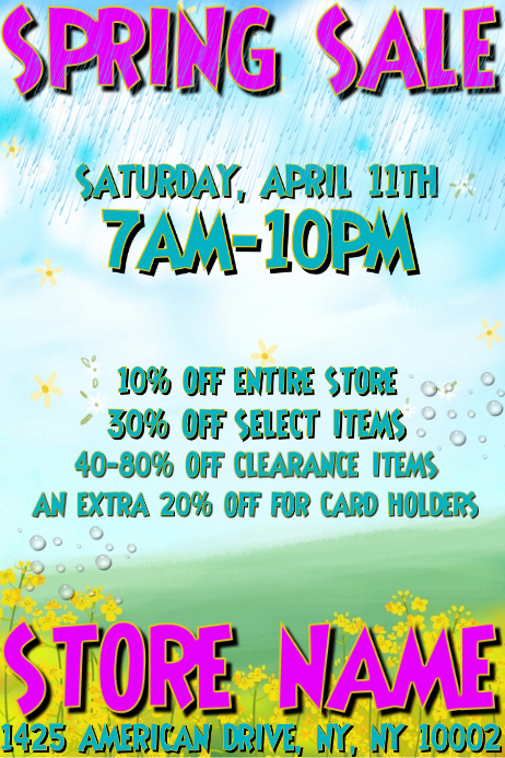 Copy of SPRING SALE TEMP | PosterMyWall