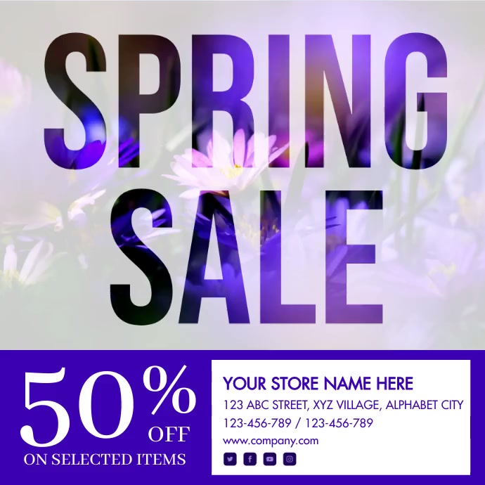 Copy of Spring Sale Template | PosterMyWall