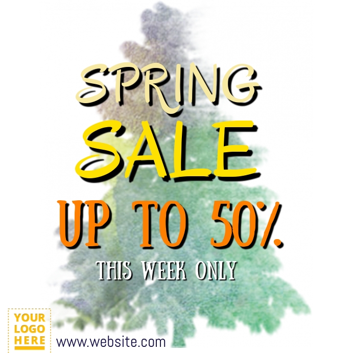 Spring Sale Template | PosterMyWall