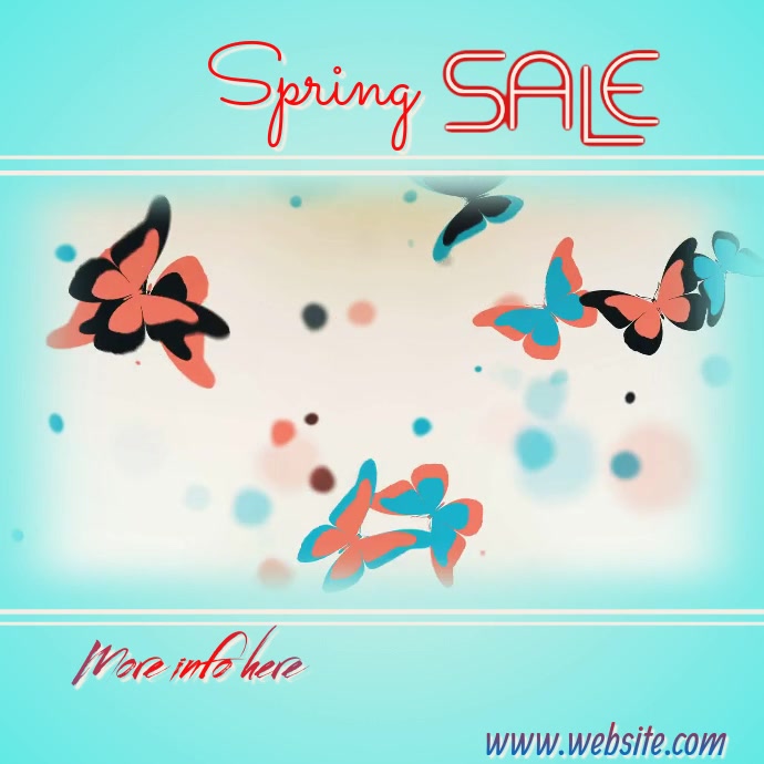 Spring Sale Video Template | PosterMyWall