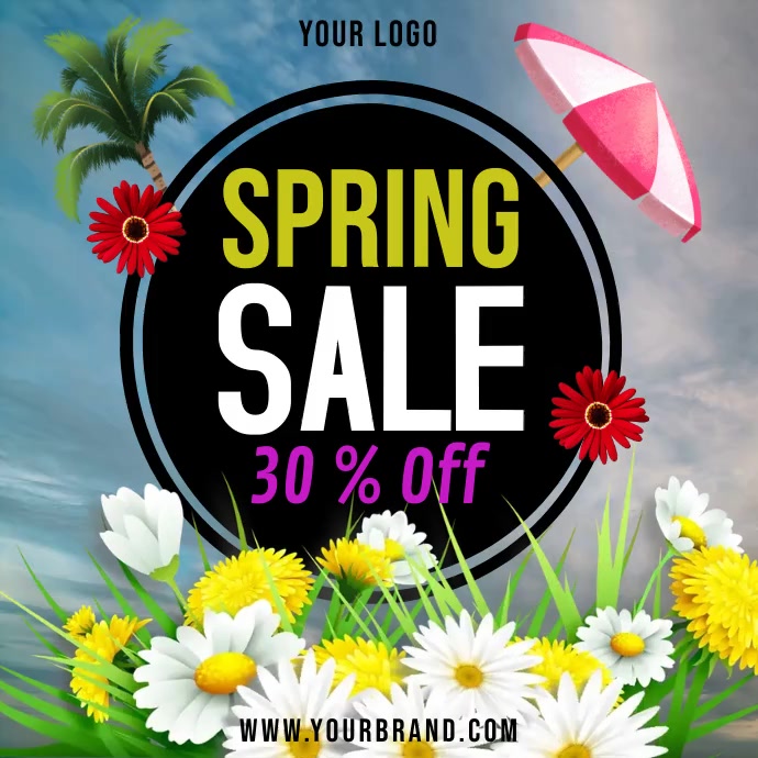 Spring sale video instagram post Template | PosterMyWall