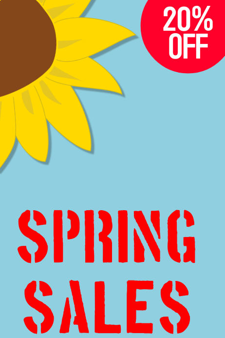 Spring Sales Template | PosterMyWall