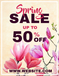 SPRING SALE AD Flyer Template | PosterMyWall