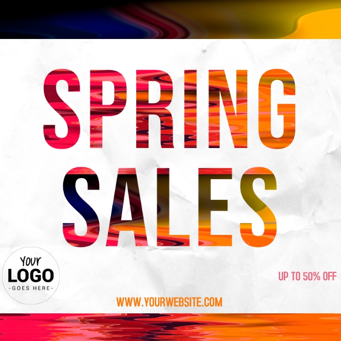 Spring sales Template | PosterMyWall