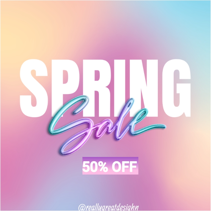 Spring Season Template | PosterMyWall