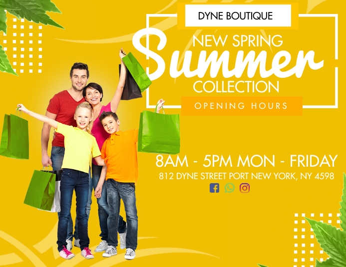 Copy of Summer Clothes Shop Flyer Template | PosterMyWall
