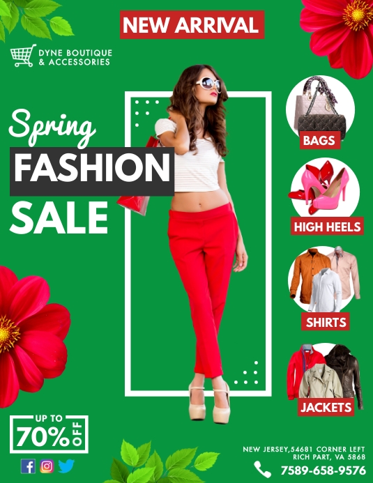 Copy of spring / summer sale flyer | PosterMyWall