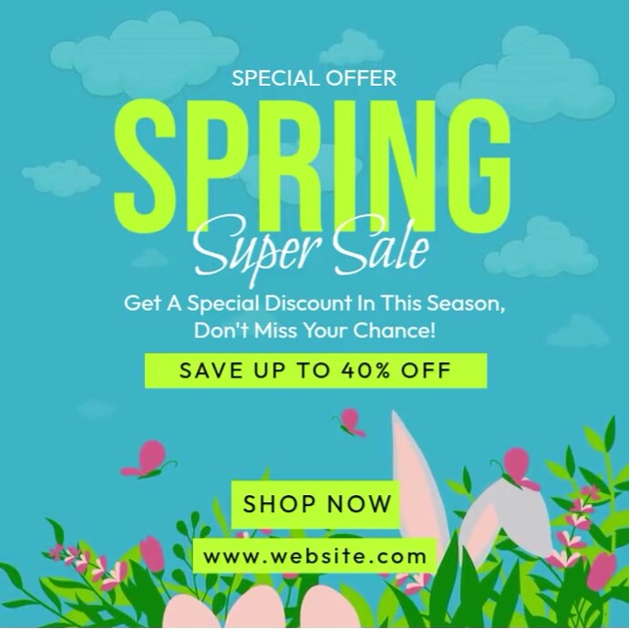 Plantilla de Spring Super Sale | PosterMyWall