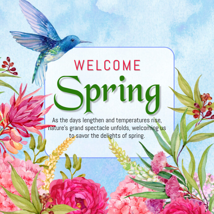 Plantilla de spring template | PosterMyWall