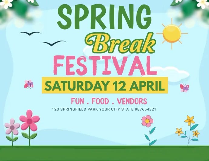 Copy of Spring Template | PosterMyWall