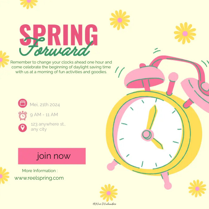 Plantilla de Spring template | PosterMyWall