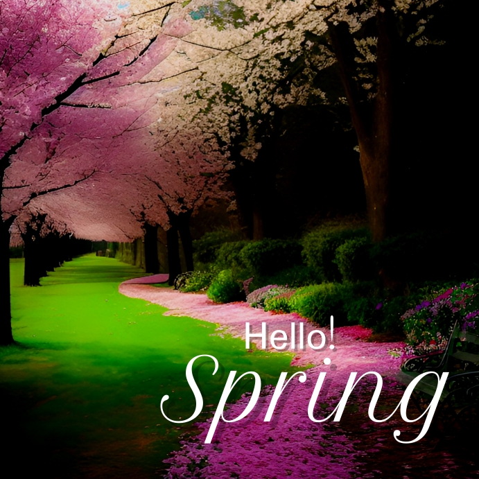 Plantilla de Spring template instagram | PosterMyWall