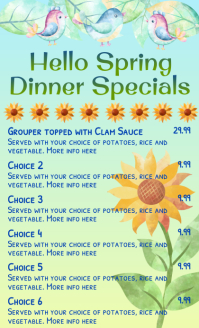 Restaurant Menu flyer Template | PosterMyWall