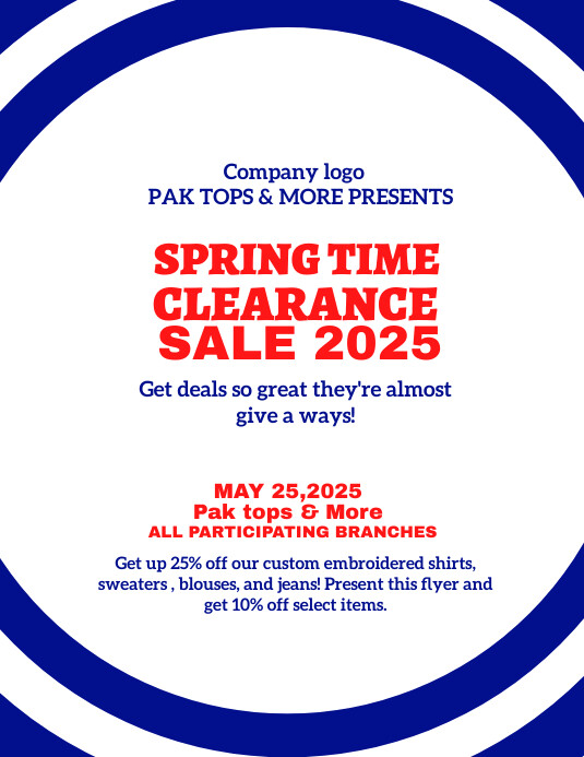 Spring time clearance sale 2025 Template | PosterMyWall