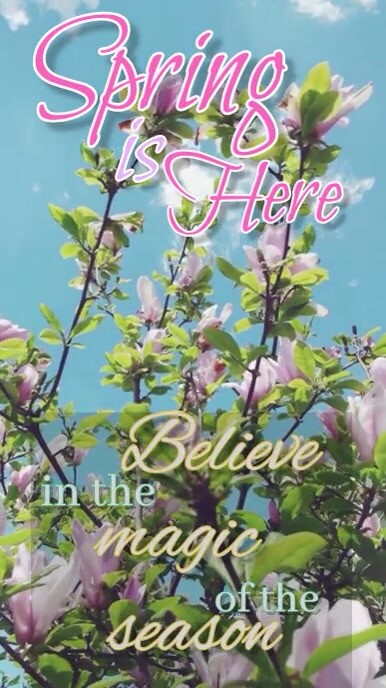 Spring video template | PosterMyWall